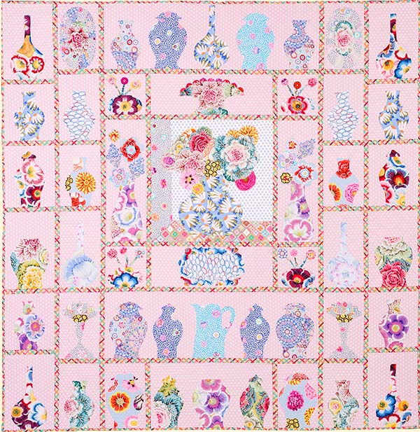 Homespun Magazine Block of the Month from Glorious Color. Kaffe Fassett ...